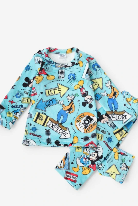 Cartoon Pattern Long Sleeve Pajama Set – Adam Store